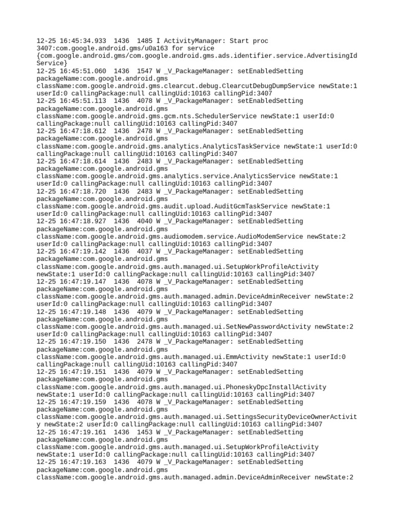 Log | PDF | Computing | Software Development
