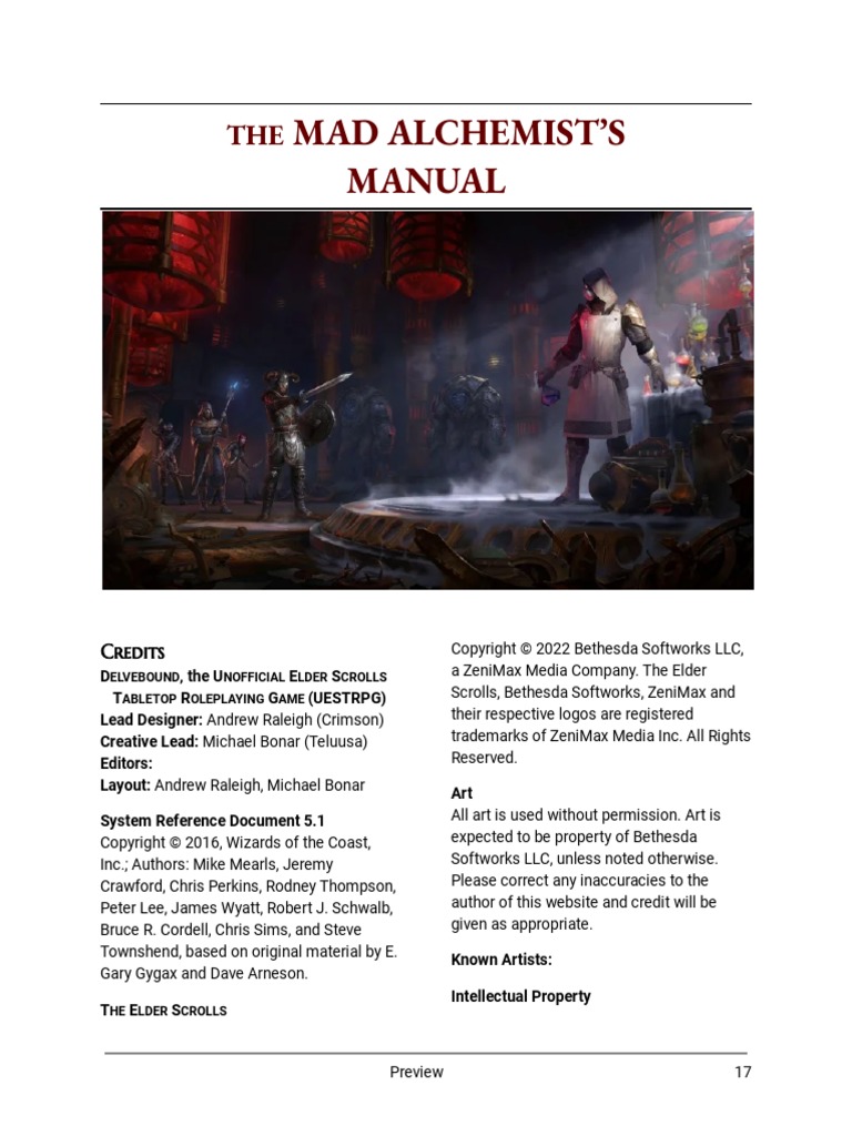 The Mad Alchemist's Manual | PDF | Alchemy