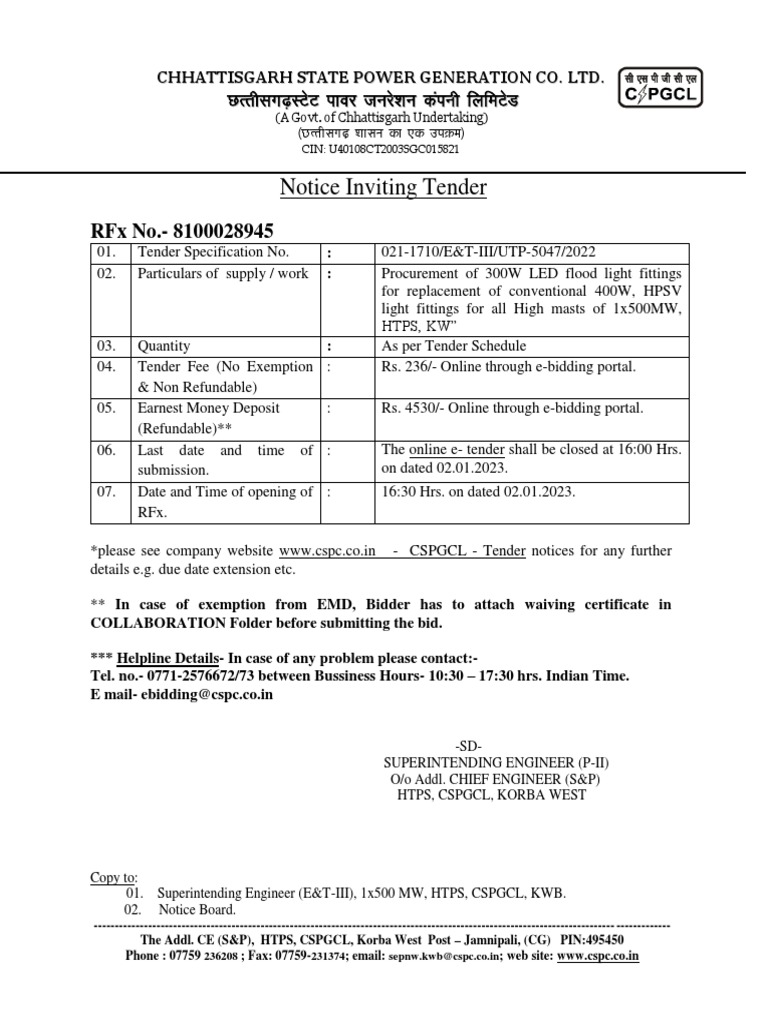 Nit Tender TD1764 | PDF