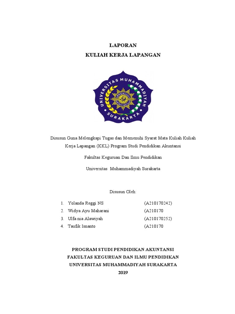 Laporan Kuliah Kerja Lapangan | PDF