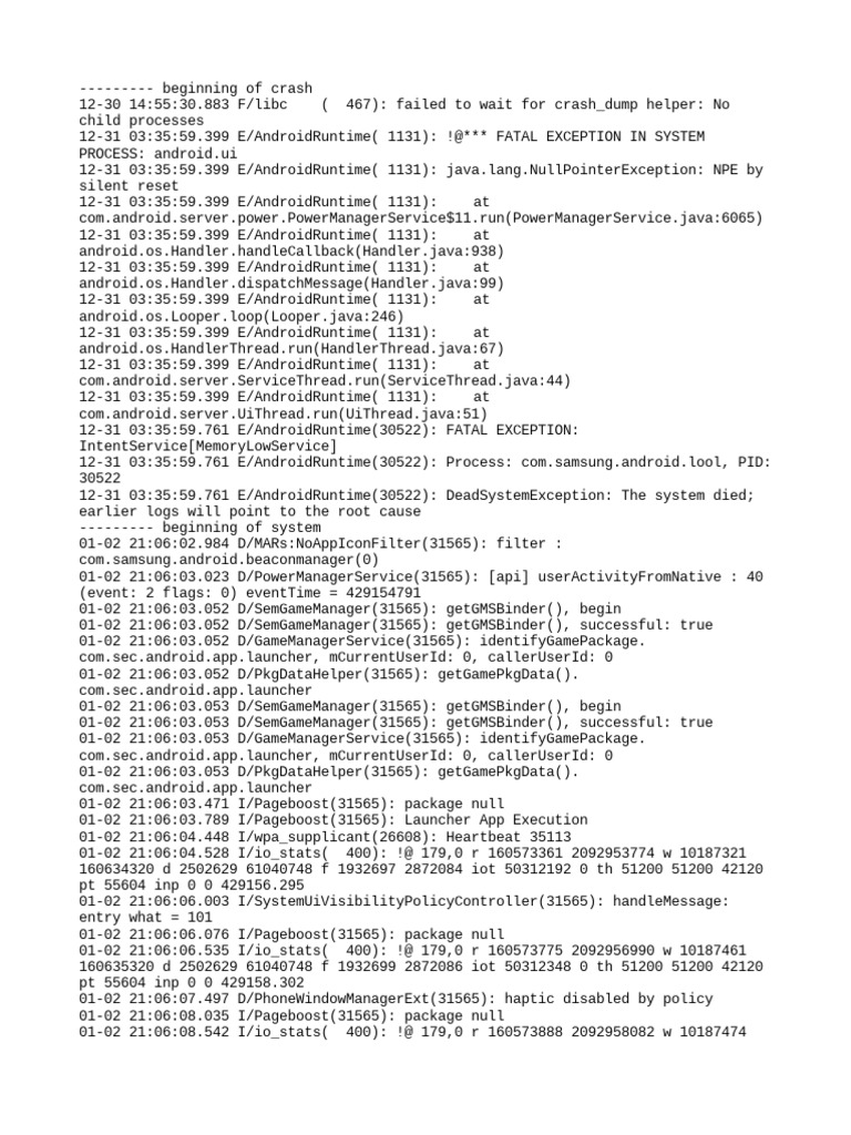 Logcat Prev Csc Log Pdf Software Information Technology Management