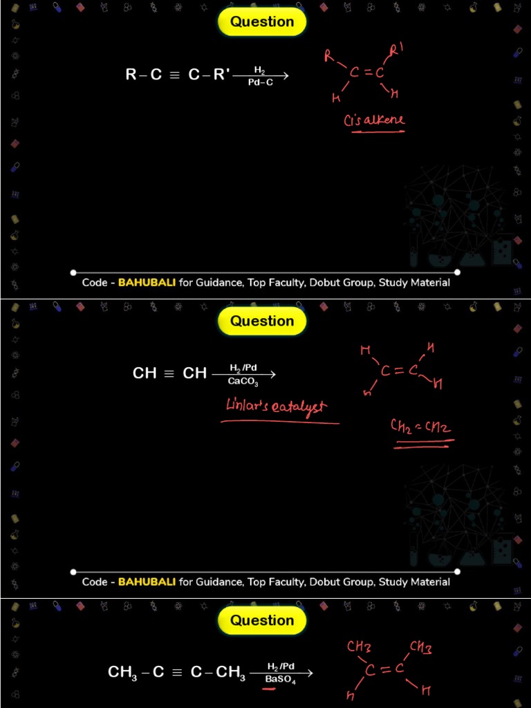 VT Sir (Alkane & Alkene One Short Ques.) | PDF | Organic Chemistry | Chemistry