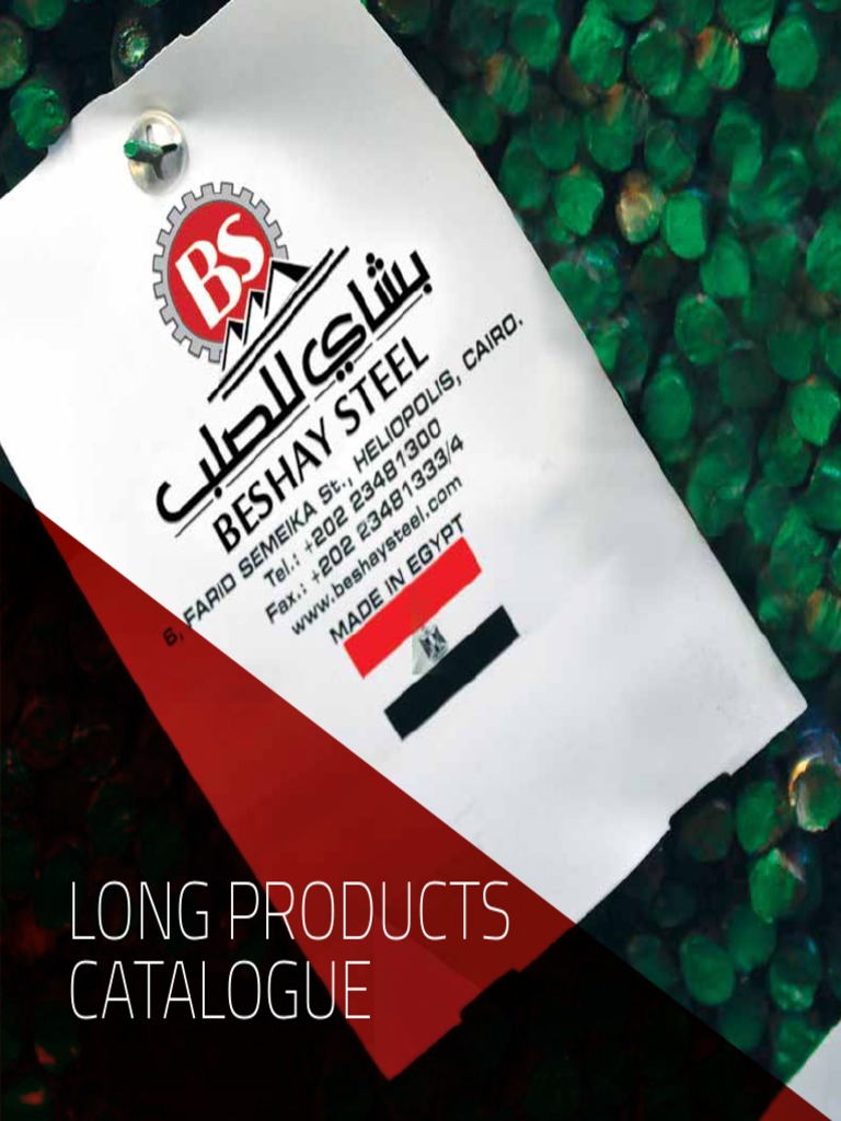 Beshay Long Products Bro | PDF | Steel | Materials