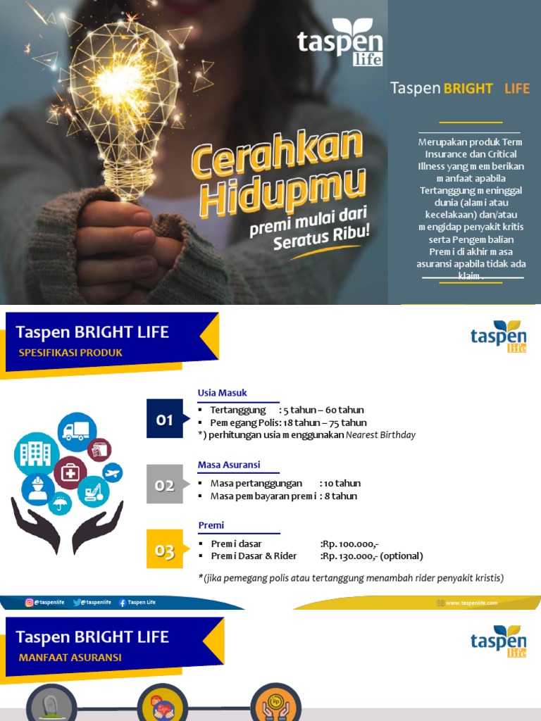 Materi Taspen Bright Life | PDF
