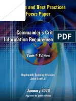 Joint HQ Organization and Battle Rhythm Insights | PDF | Joint Chiefs ...