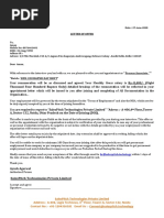 Infosys Offer Letter | PDF | Identity Document | Government And Personhood