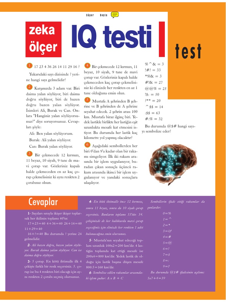 Iq Testi1 | PDF