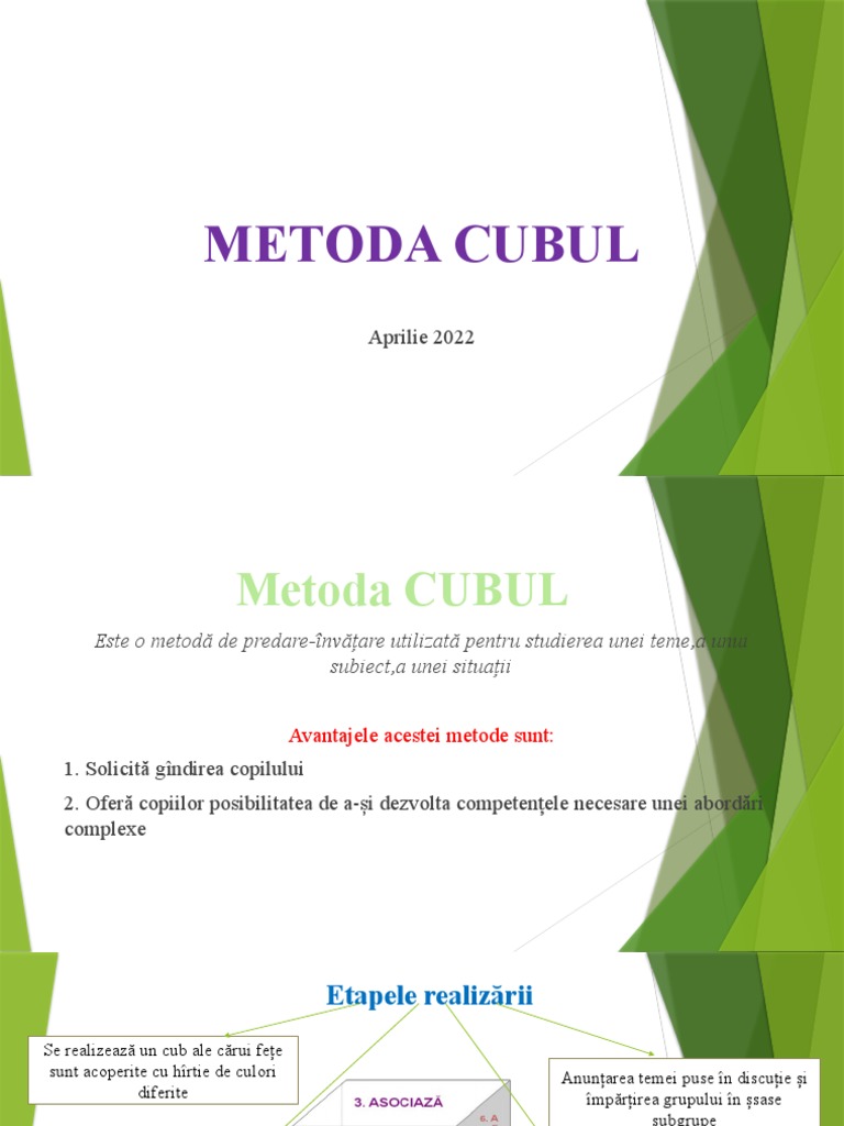 Metoda Cubul | PDF