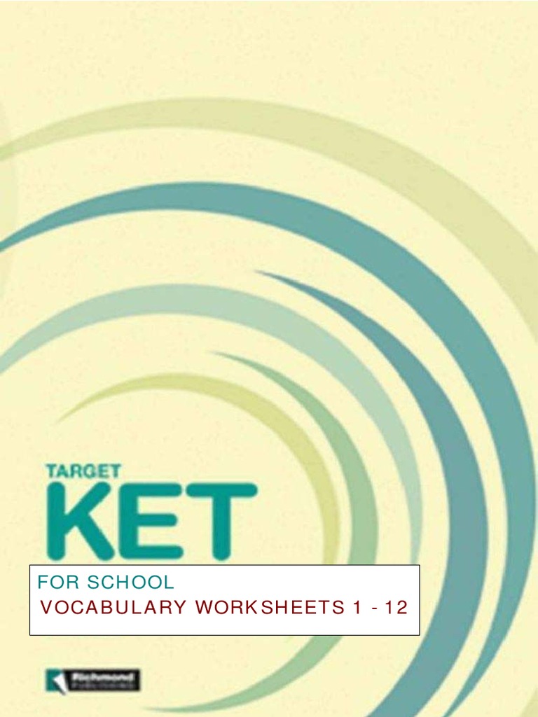 Target KET For School. Vocabulary Worksheets With Keys | PDF | Foods ...