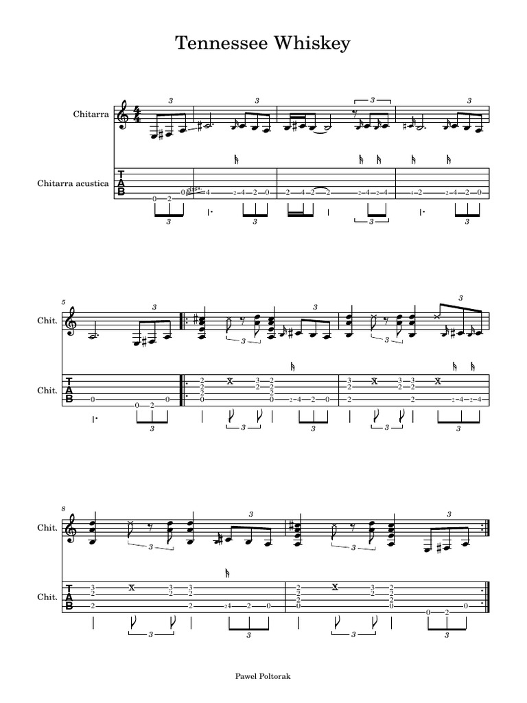 Tennessee Whiskey | PDF