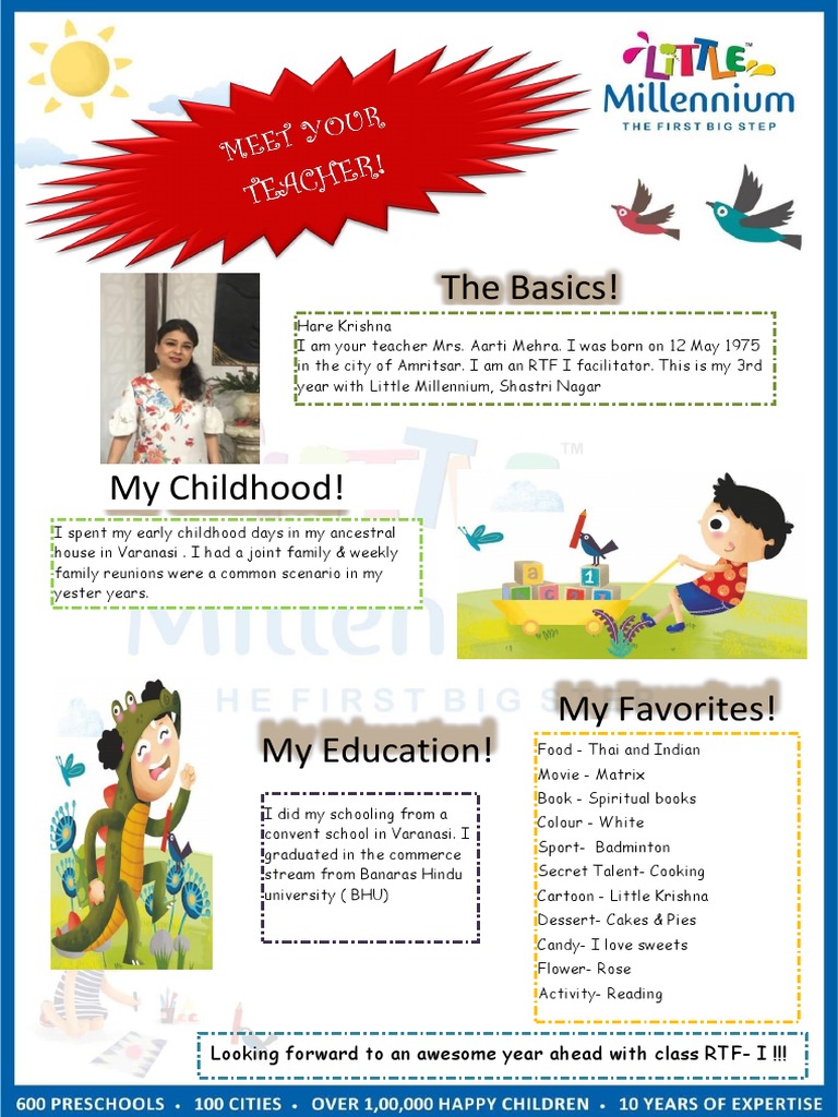 Meet Your Teacher AARTI MEHRA | PDF