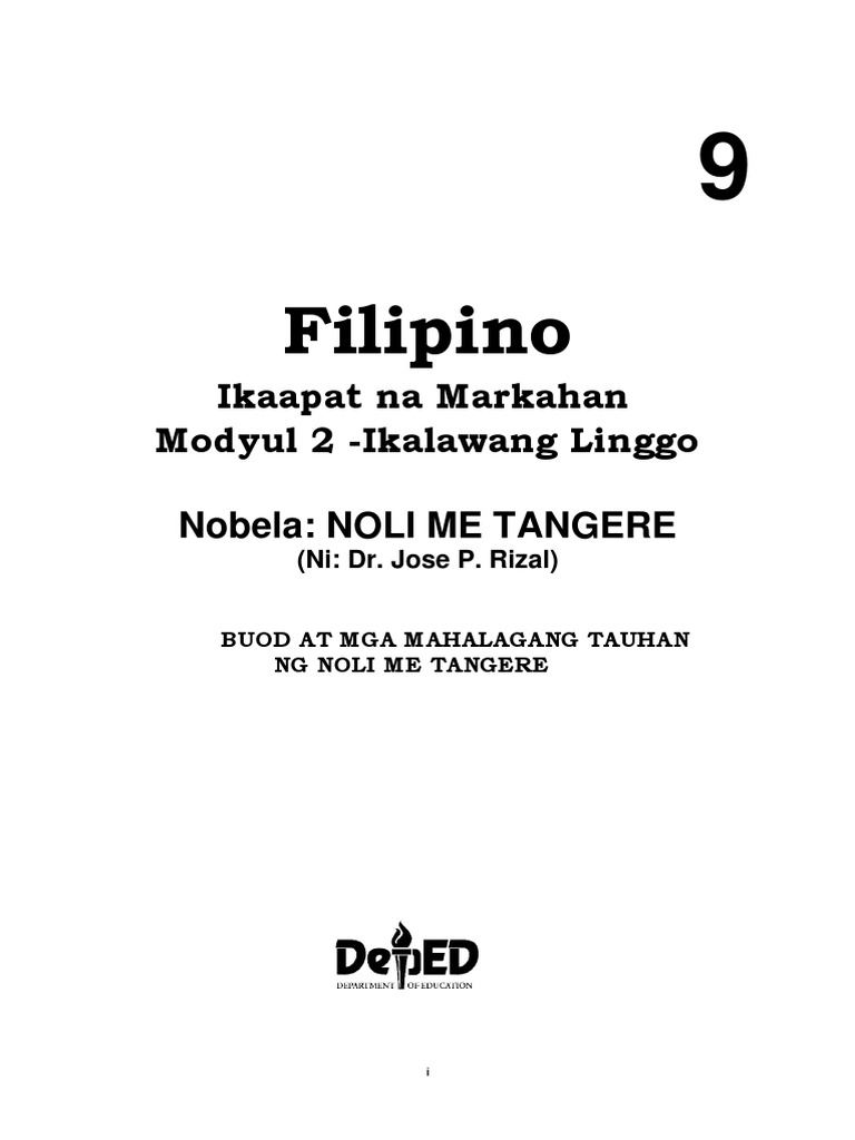Filipino 9 L2M2 Q4 | PDF