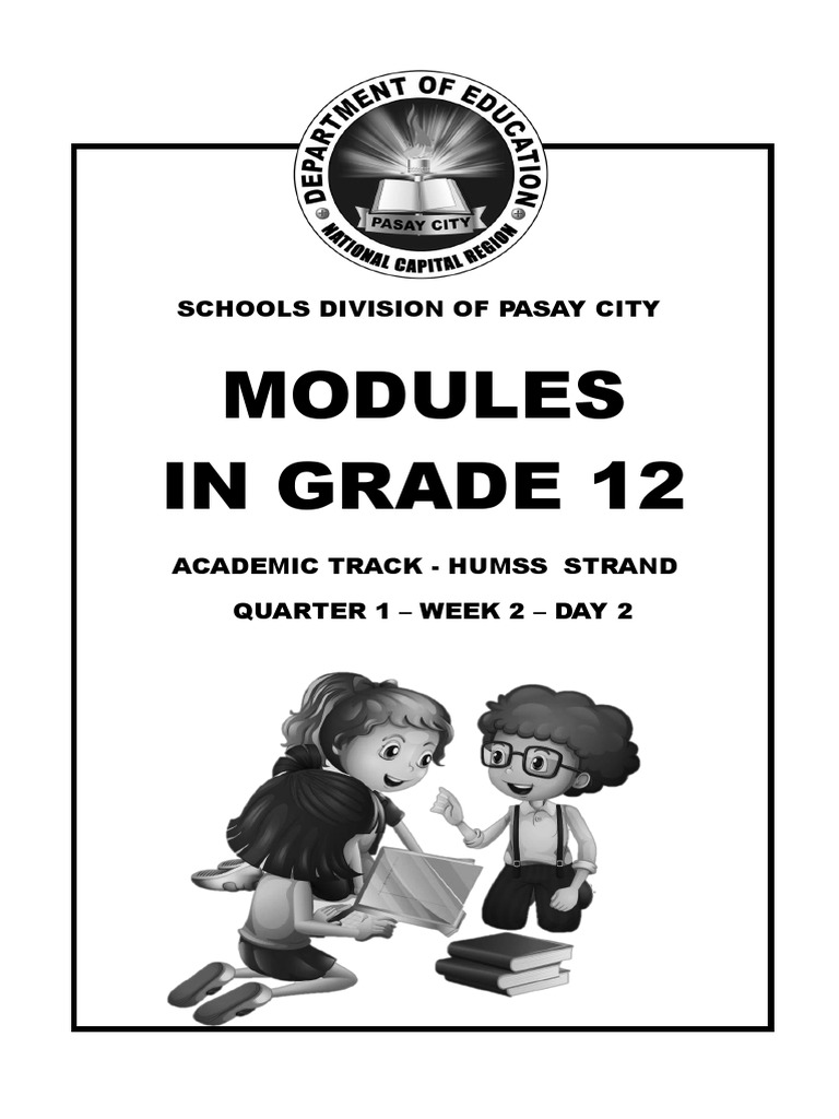 Modules in Grade 12: Schools Division of Pasay City | PDF | Communication