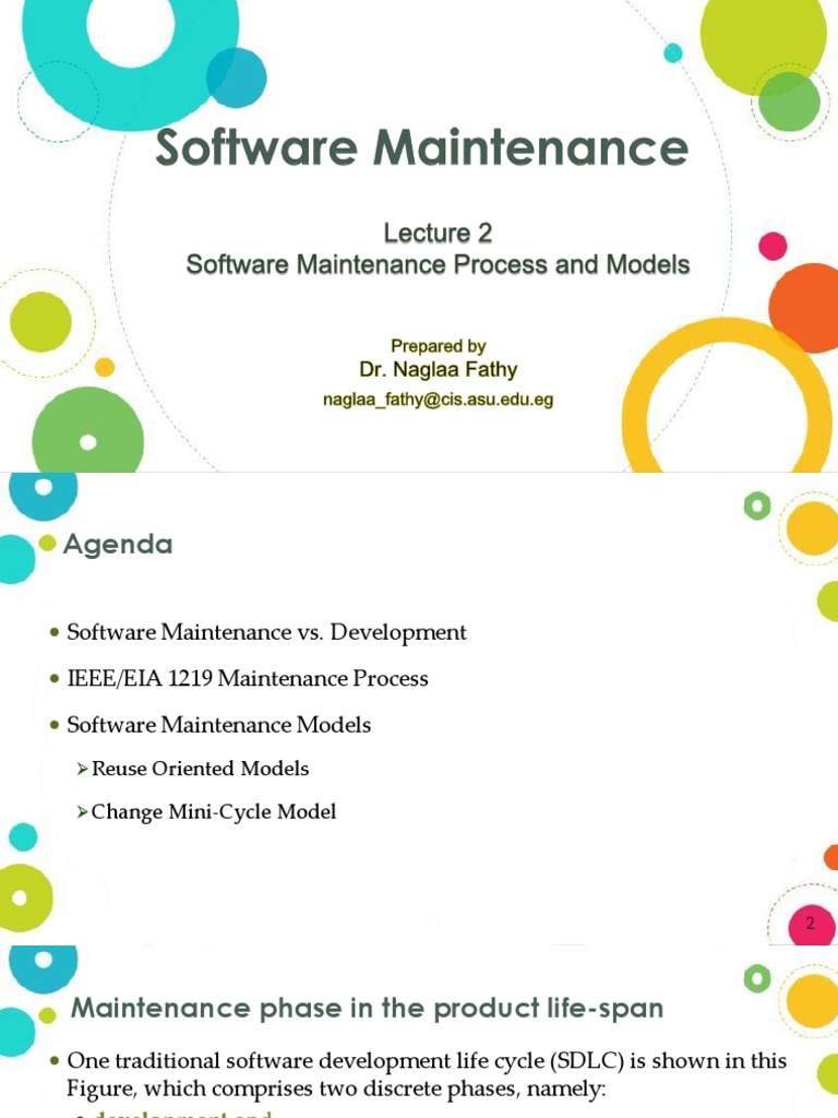 Lec 2 - SW Maintenance Process & Models | PDF | Software Testing ...