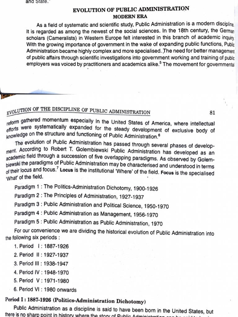 Evolution of Pad | PDF | Public Administration | Science