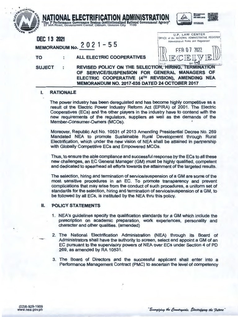 Memo To ECs 2021-055 | PDF | Test (Assessment) | Business