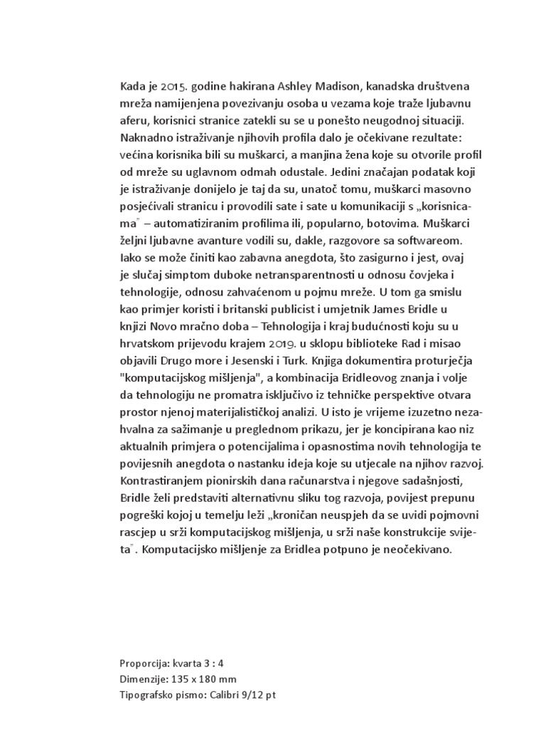 Kanon Konstrukcije Stranice - Kvarta - Marina Florjanović | PDF