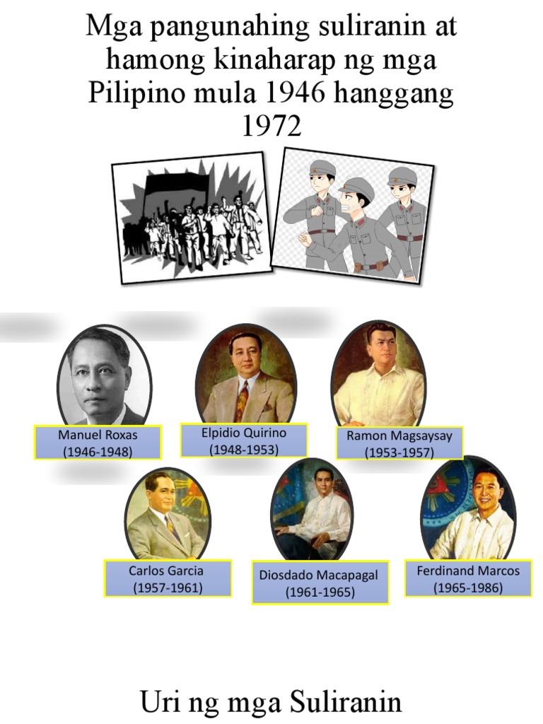 AP 6 Mga Hamon Noong 1946 1972 | PDF