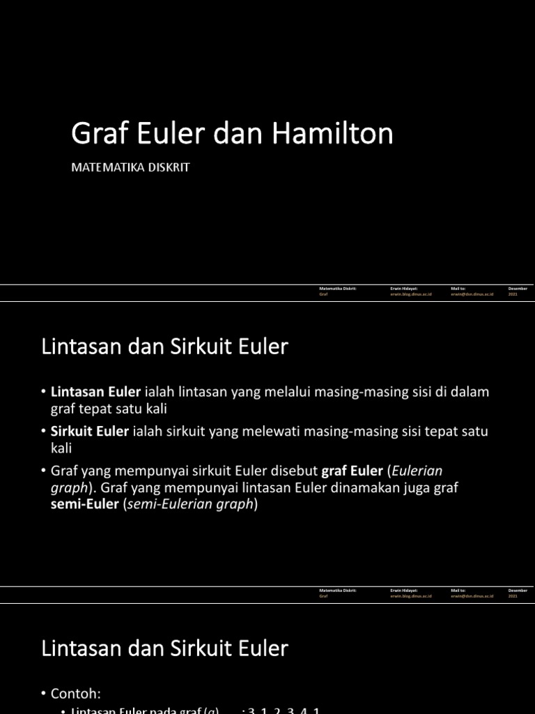 Graf Euler Dan Hamilton | PDF