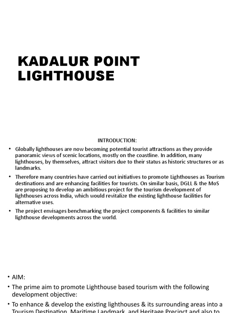 Kadalur Point Lighthouse | PDF | Lighthouse | Sea