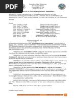 Barangay Capacity Development Agenda - Brgy Taug | PDF | Non ...