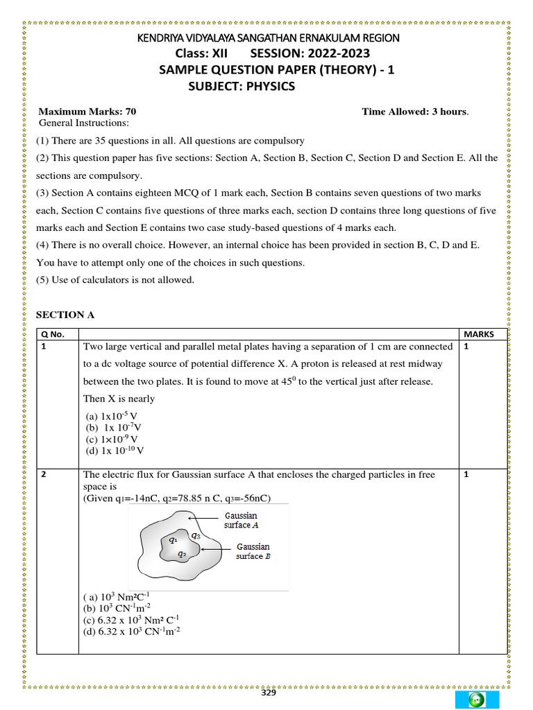 Class XII Physics Support Material Final-1 - Removed - Removed | PDF ...