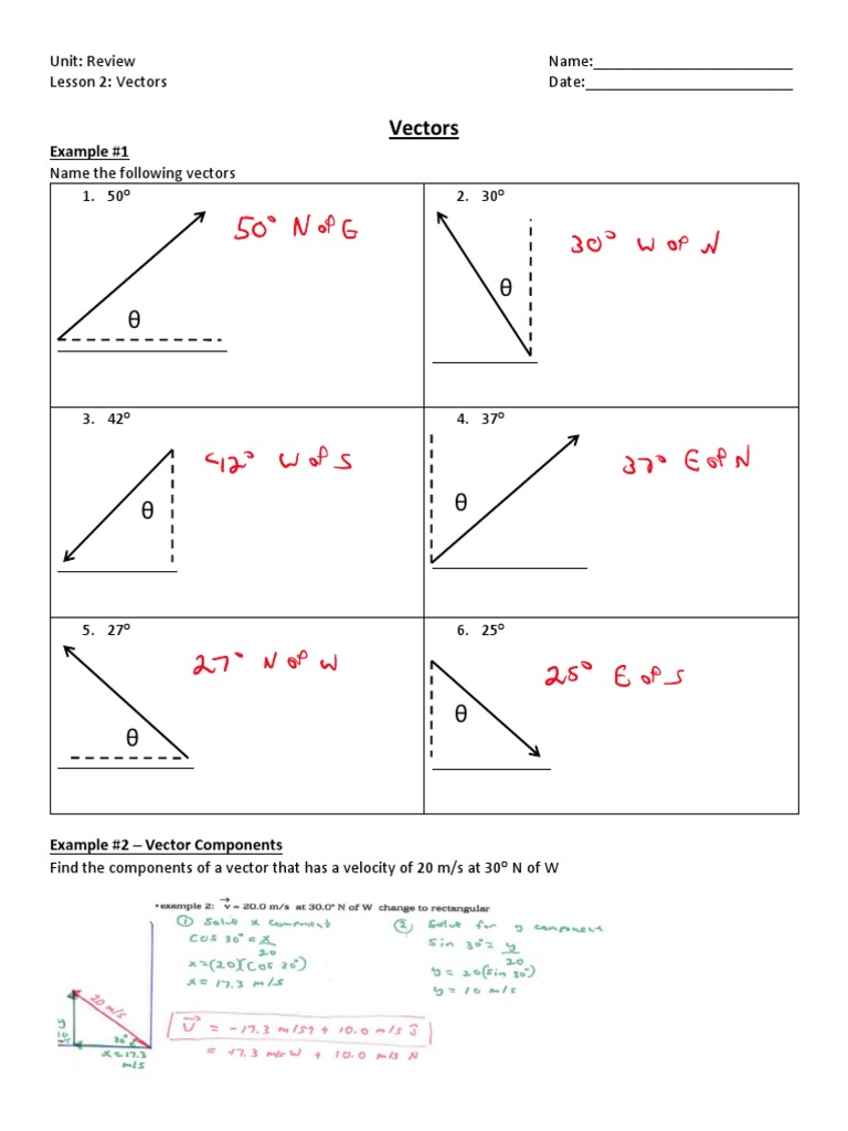 Vectors - Key | Download Free PDF | Euclidean Vector | Acceleration