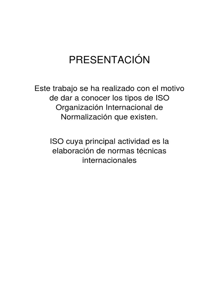 Iso 1 | PDF