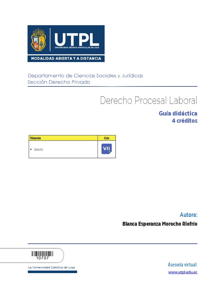 Guia de Derecho Laboral 2 PDF | PDF | Derecho laboral | Ley procesal