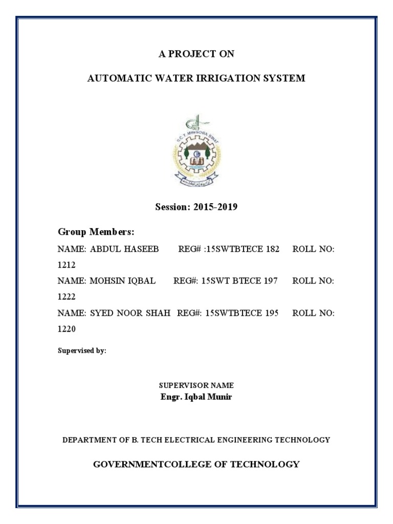 Thesis | PDF | Arduino | Irrigation Thesis | PDF | Arduino | Irrigation