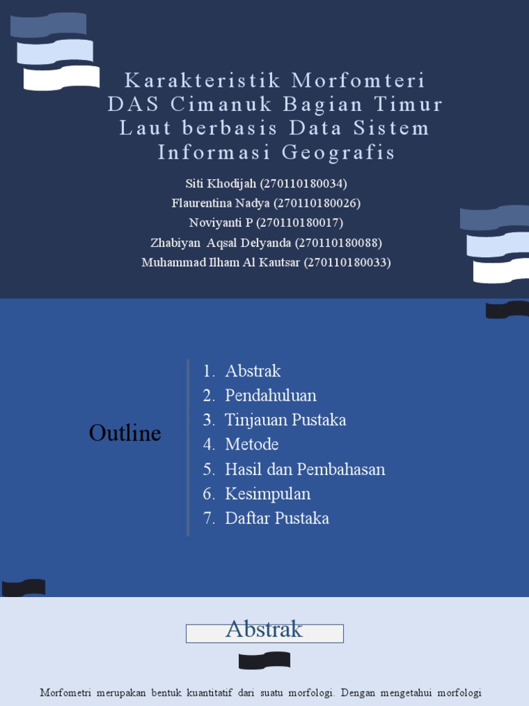 Analisis Morfometri DAS Cimanuk Timur | PDF