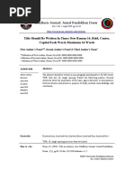 MBS Proposal Format | PDF