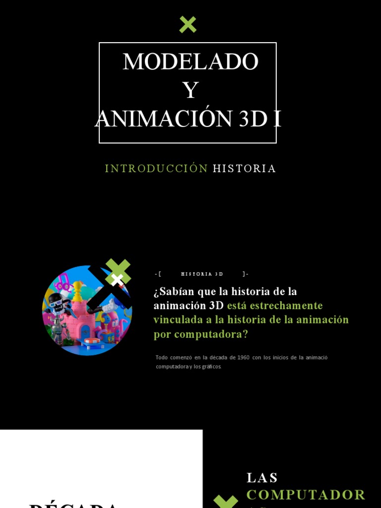 Historia y evolución de la animación 3D | PDF | Animación | Gráficos de ...