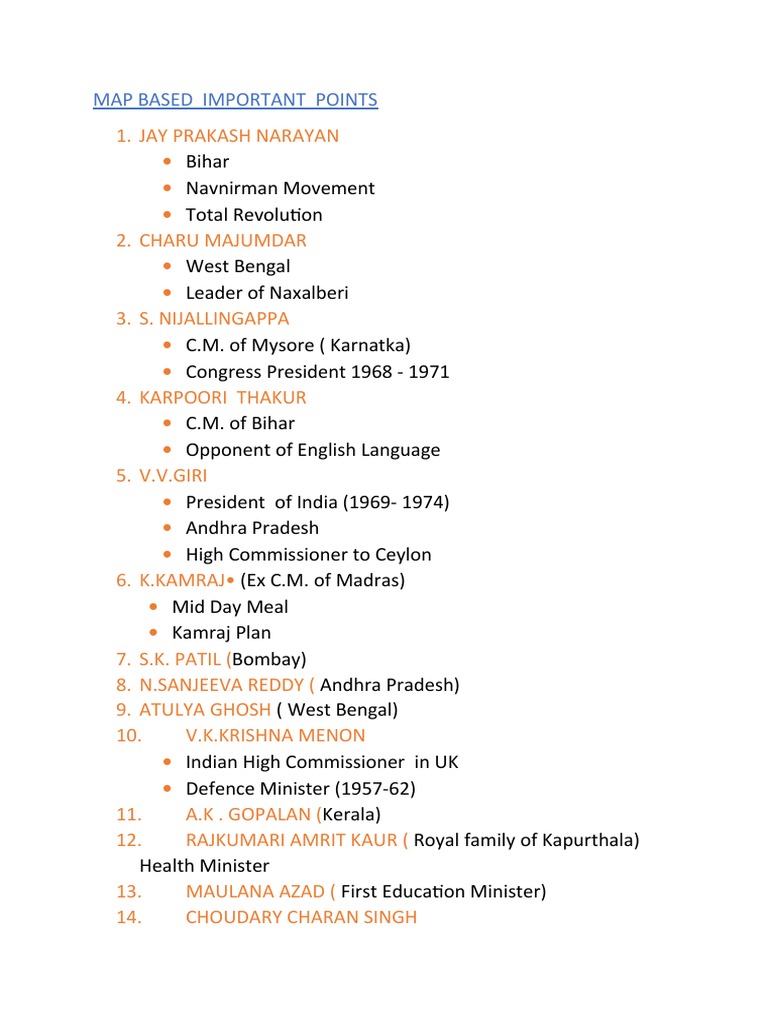 Map Based Question | PDF