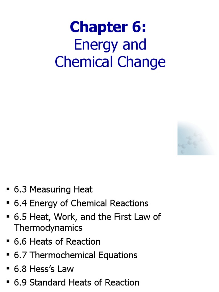 ch06-Thermochemistry | PDF
