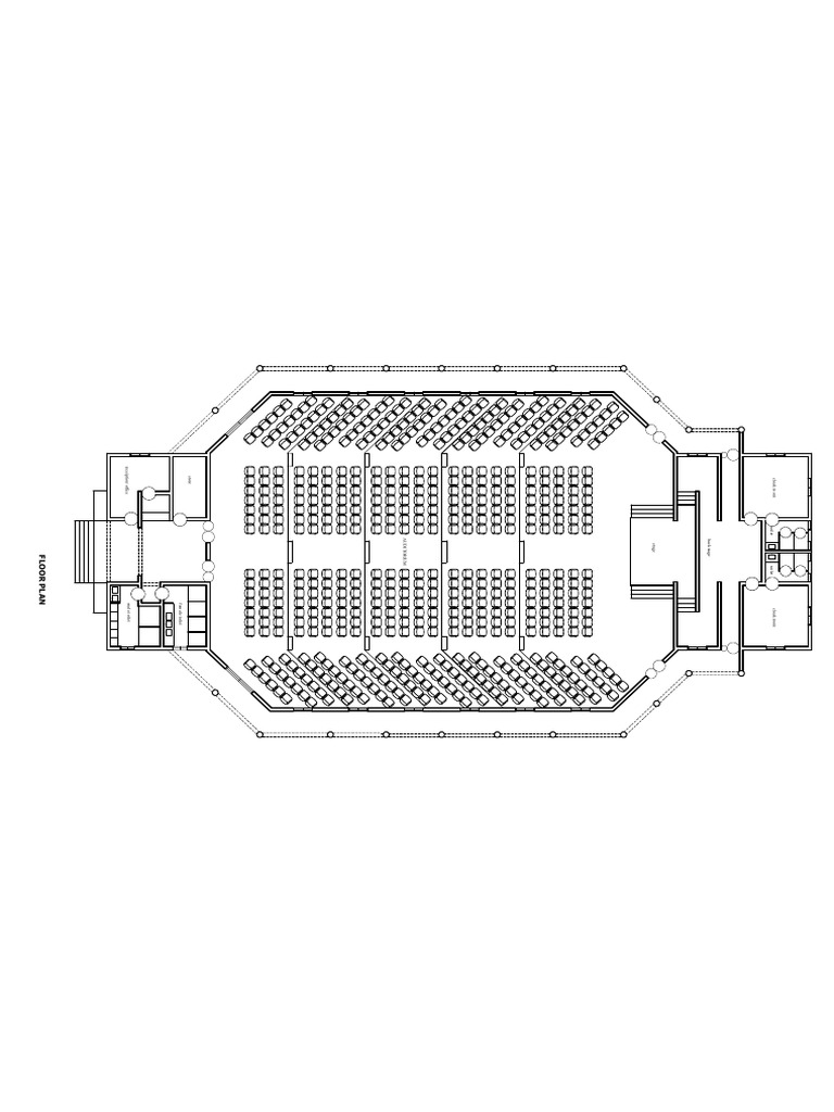 500 Capacity Auditorium Floor Plan Pdf