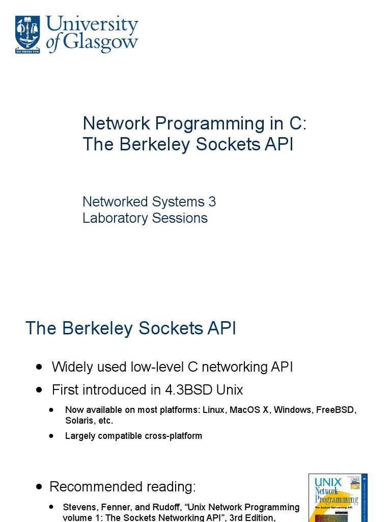 C Sockets Tcp Pdf Network Socket Port Computer Networking 8488