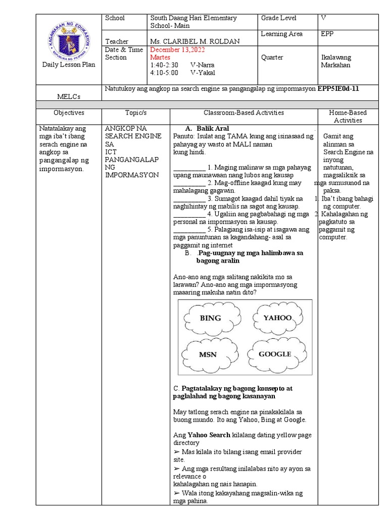 Entrepict - Epp-Q2-Week 6-D2 | PDF