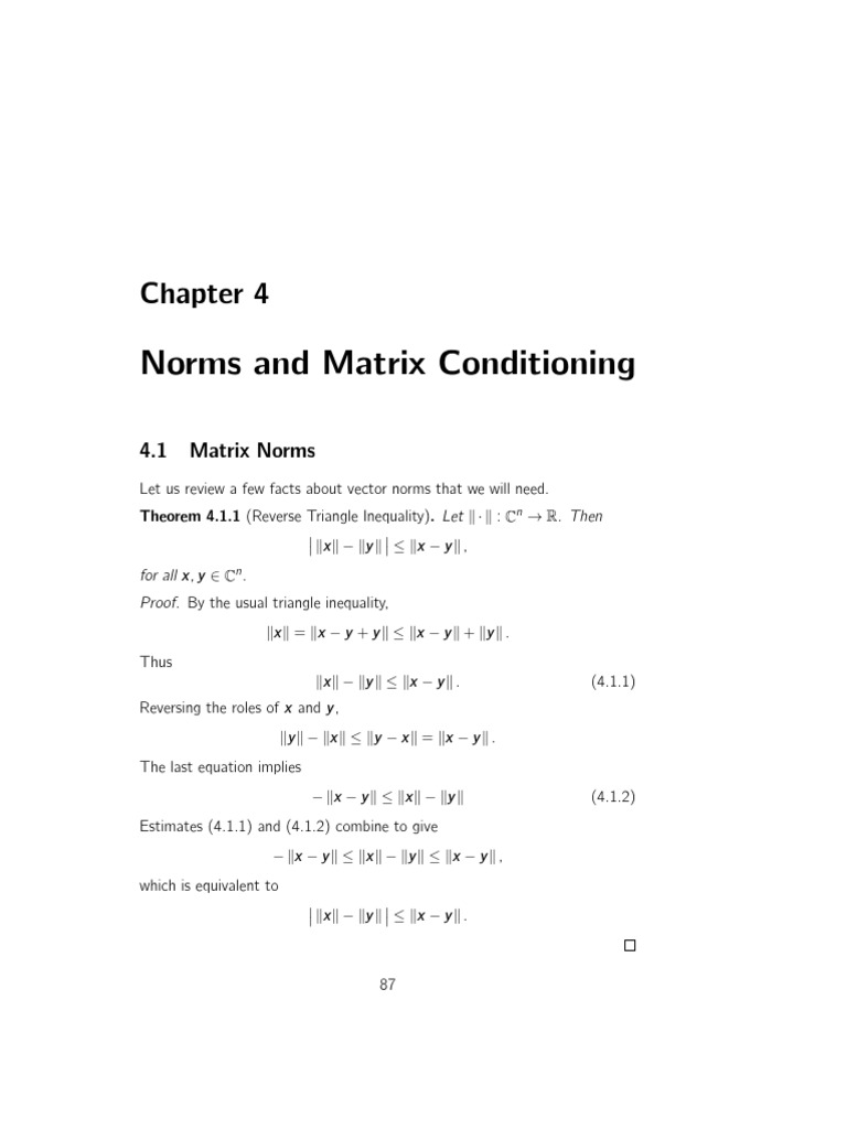 Proofs of Norms | PDF | Matrix (Mathematics) | Algebra Proofs of Norms | PDF | Matrix (Mathematics) | Algebra