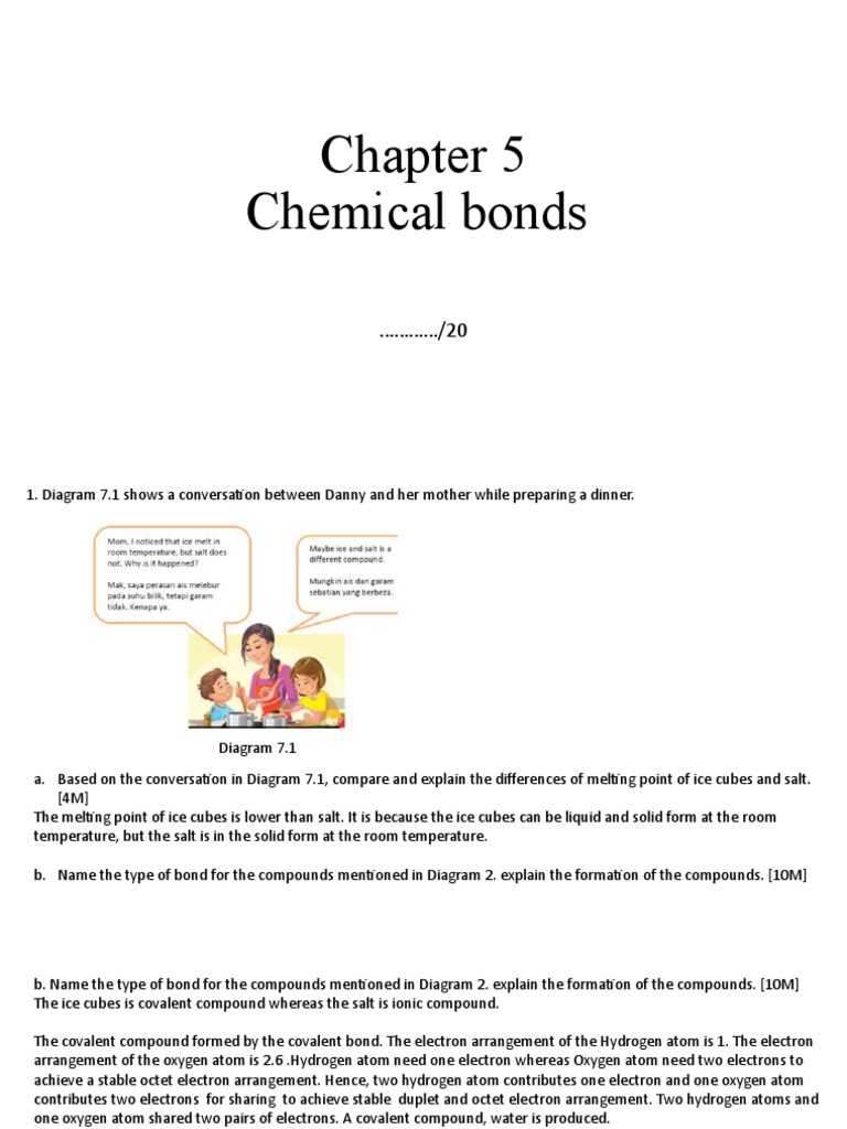 F4 Chapter 5 SPM Eunice | PDF | Chemical Compounds | Ion