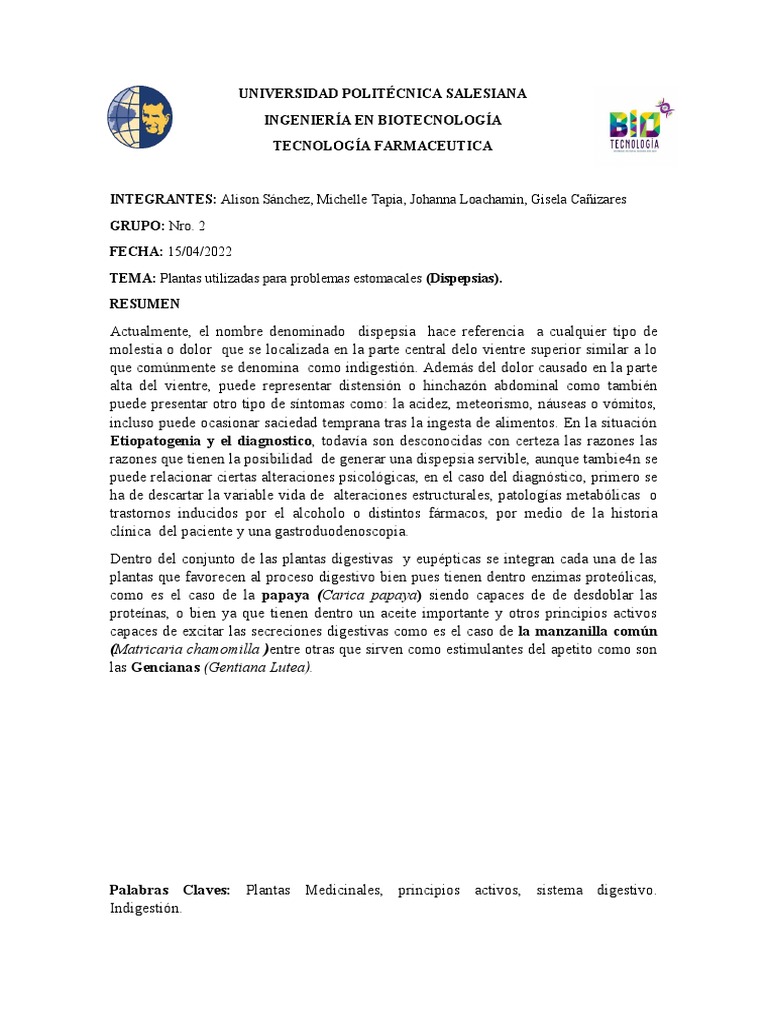 RESUMEN Introduccion | PDF | Indigestión | Medicina CLINICA