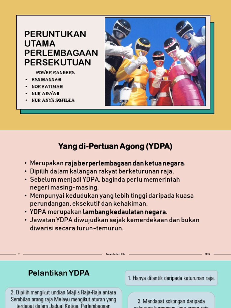 Peruntukan Utama Perlembagaan Persekutuan | PDF