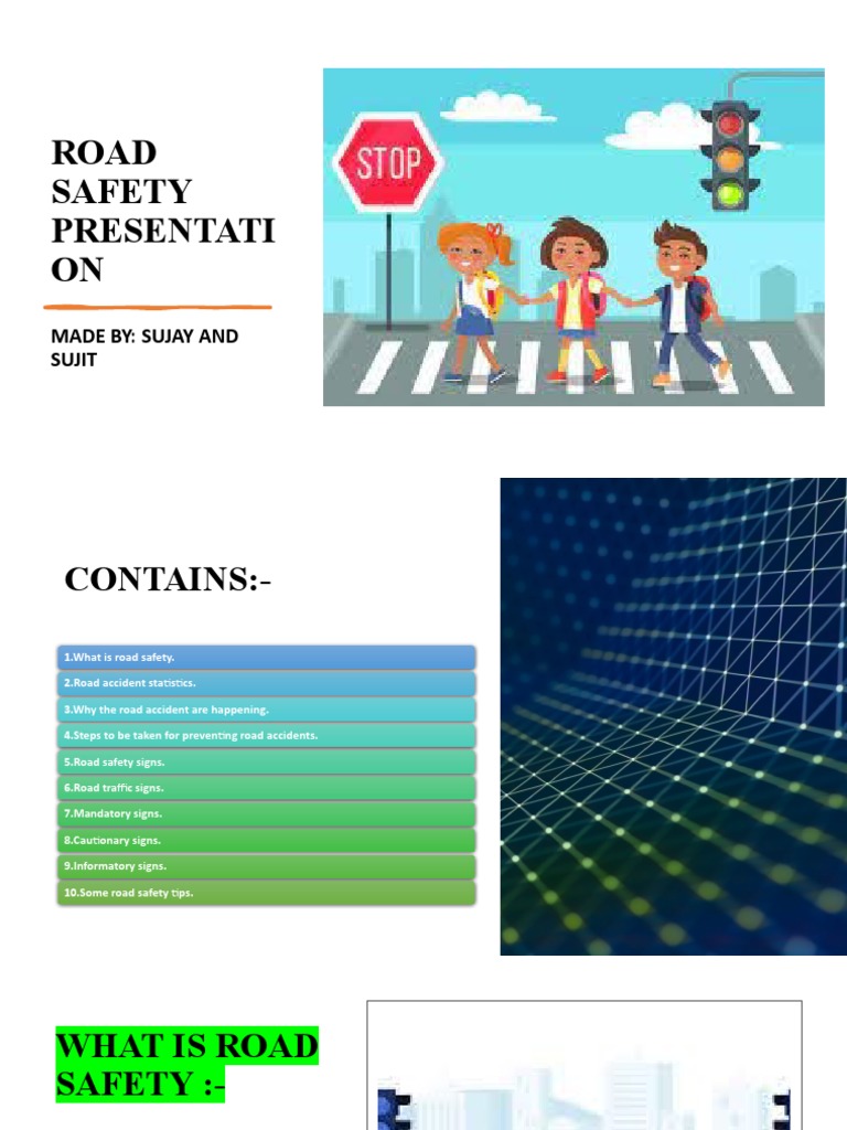 Road Safety Awareness Presentation | PDF | Road Traffic Safety ...