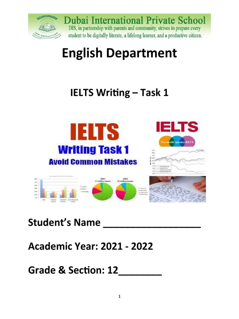 IELTS Writing Task 1 Guide | PDF | Verb | Part Of Speech
