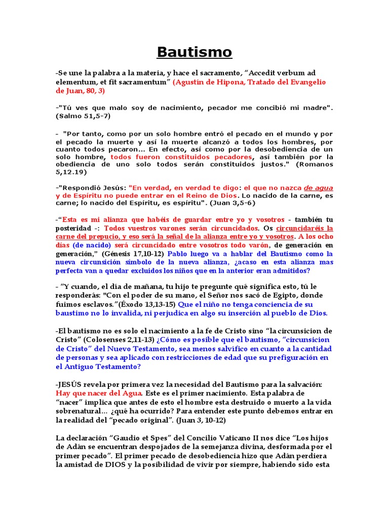 Bautismo | PDF | Bautismo | Pecado