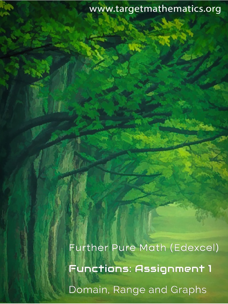 Functions Assignment1 Pdf Function Mathematics Functions And Mappings 