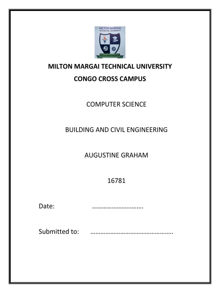 Milton Margai Technical University | PDF