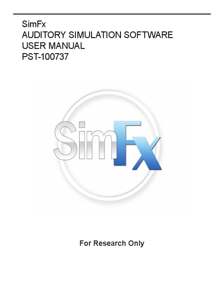 Sim FX User Manual | PDF | Computer File | Windows 7
