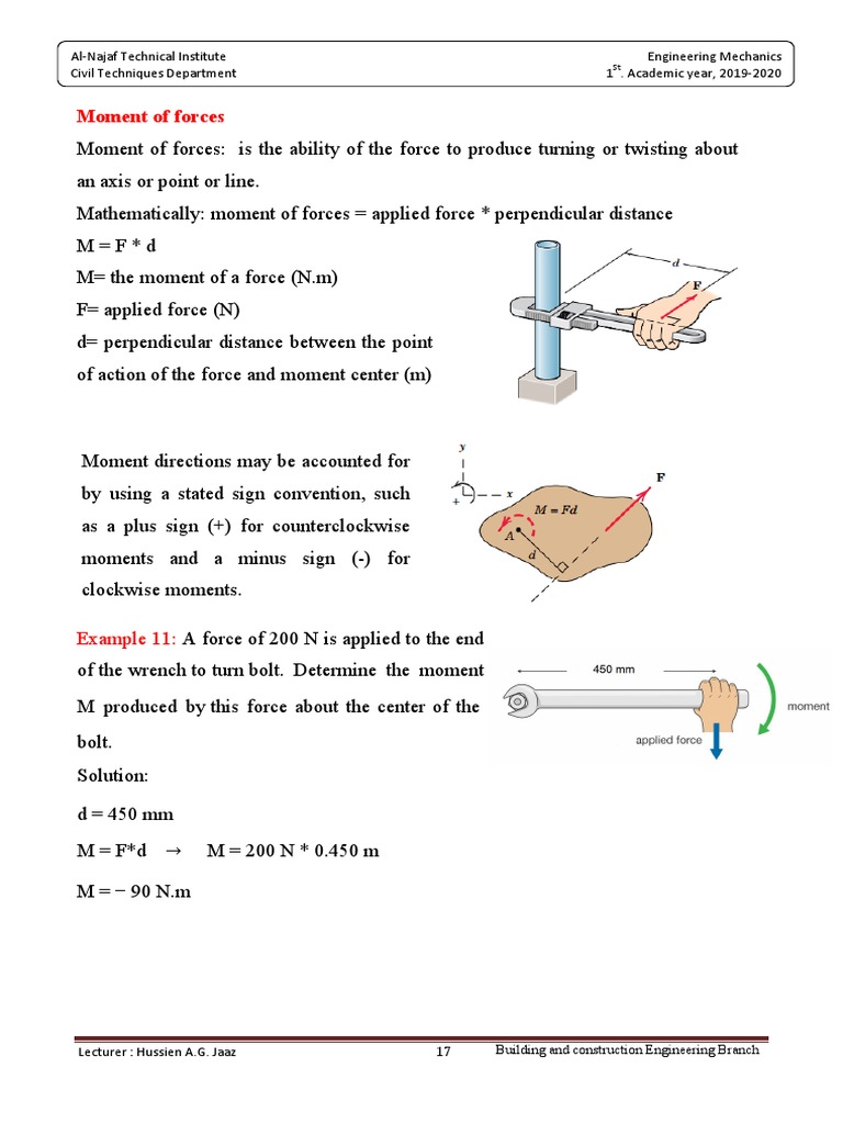 5th Lecture | PDF | Torque | Applied And Interdisciplinary Physics 5th Lecture | PDF | Torque | Applied And Interdisciplinary Physics