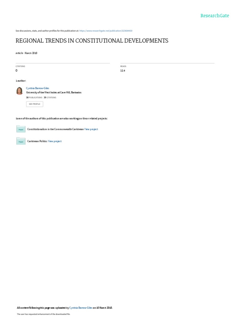 Constitutional Development in The Commonwealth ...